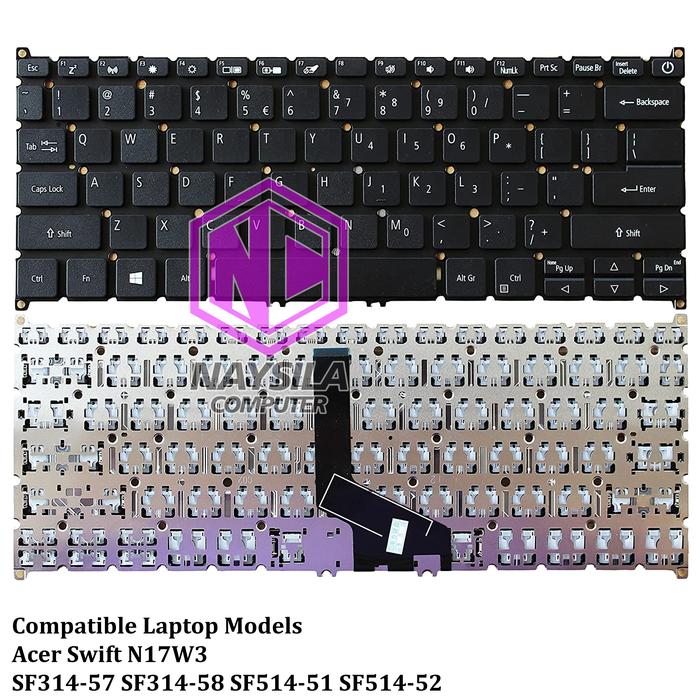 Jual Keyboard Acer Swift N17W3 SF314-57 SF314-58 SF514-51 SF514-52 ...