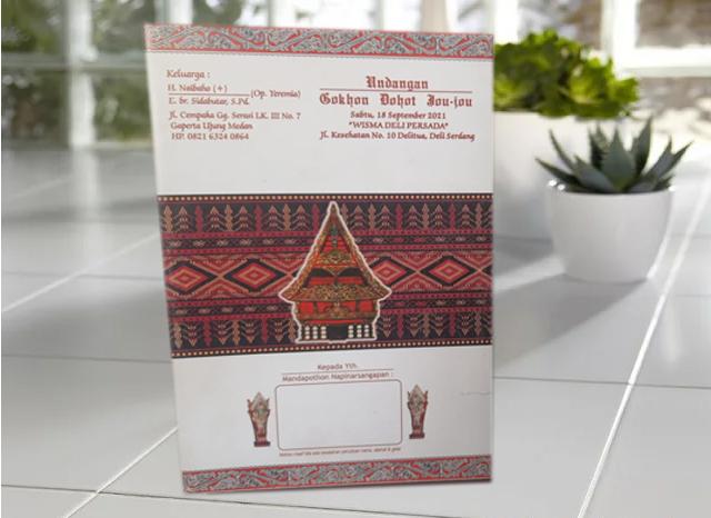 Jual Undangan Pernikahan Adat Batak Toba Murah Cantik - Kota Medan ...