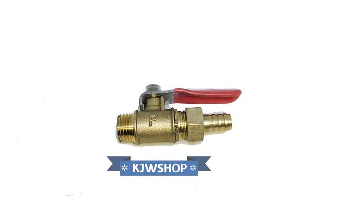 Jual KRAN ANGIN KOMPRESOR HATO Ball Valve Stop Kran Keran 1/4 inch ...