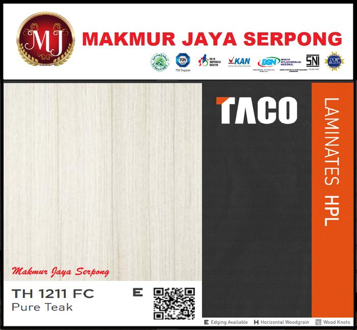 Jual HPL TACO TH 1211 FC Pure Teak | WOODGRAIN - Kota Tangerang Selatan ...