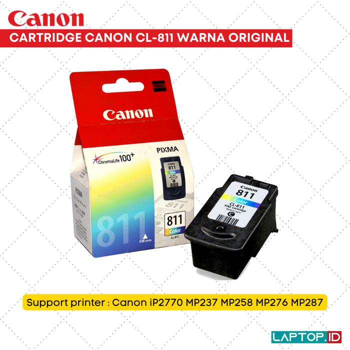 Jual Canon catridge cl 811 color warna original - Kota Makassar ...