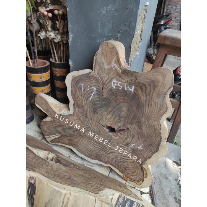 Jual Papan Top Table Kayu Sonokeling Solid (Panjang 70cm, Lebar 80cm ...