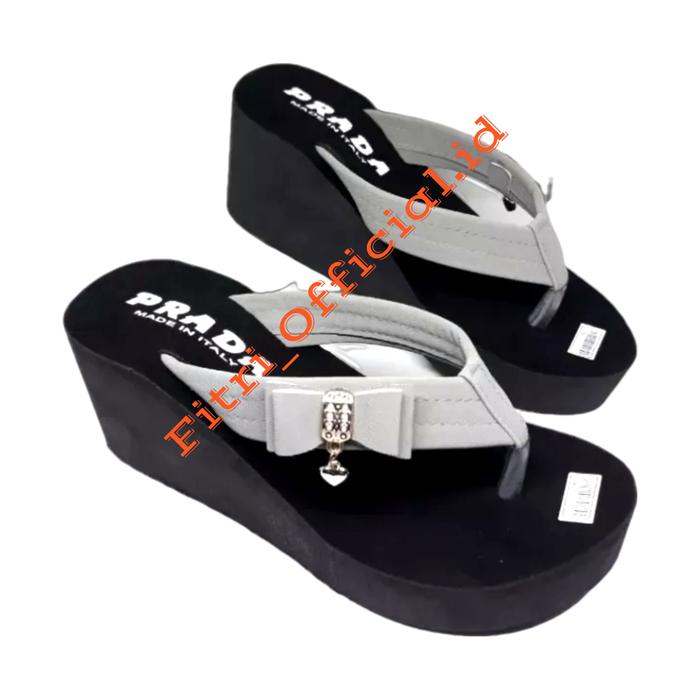 Jual sandal wedges spon pita - Abu-abu, 36 - Kota Bogor - CV SANDAL ...