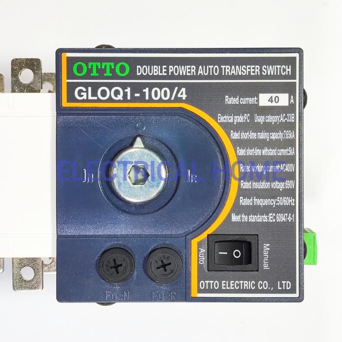 Jual Auto Transfer Switch ATS 4P 40A/Motorized Ohm Saklar 40A - Kota ...