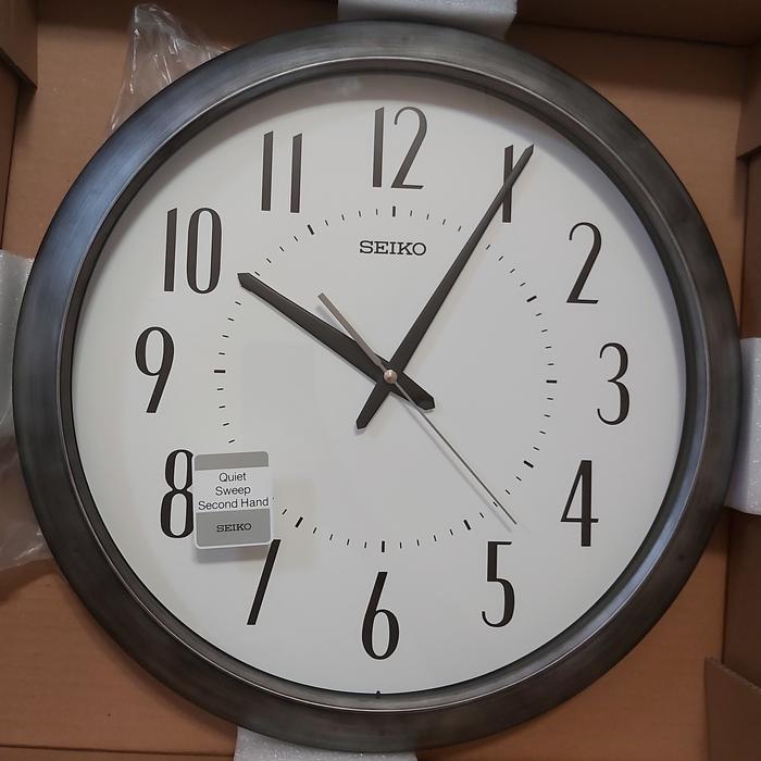 Jual jam dinding seiko qxa598B motif kayu 40 cm original seiko - T ...