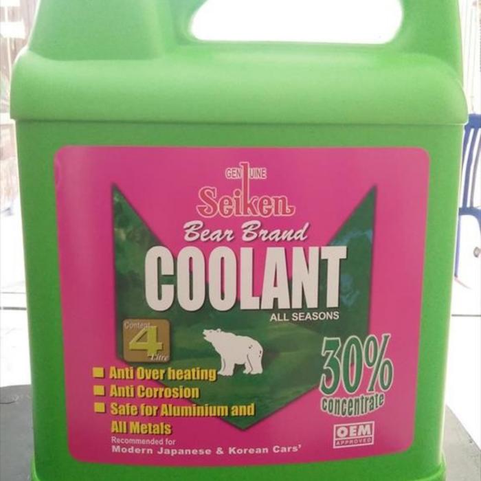 Jual Air Radiator Coolant SEIKEN 30% Concentrate Merah/Red (4 Liter ...