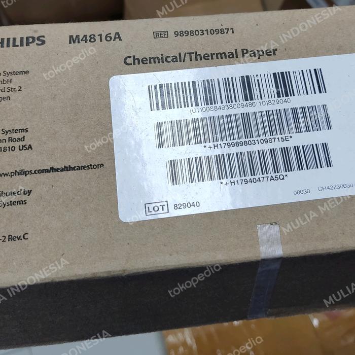 Jual M4816A kertas printer untuk philips vital signs dan pasien monitor ...