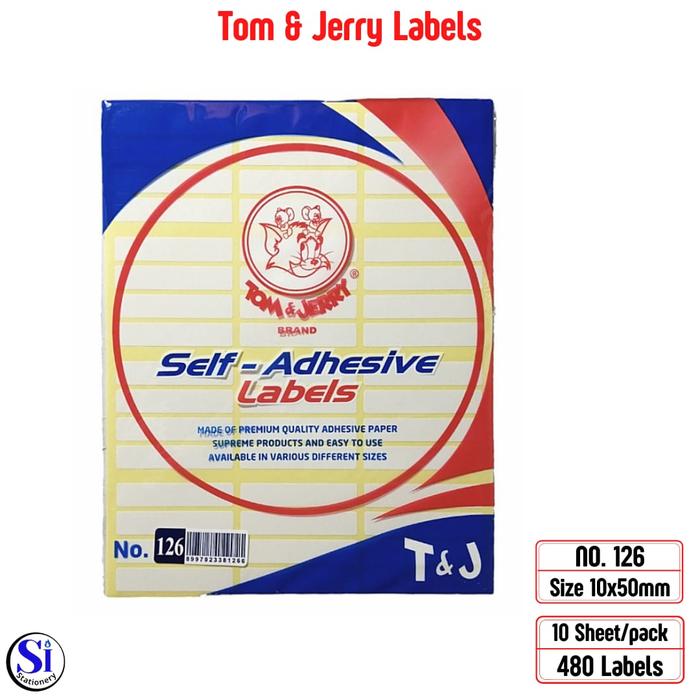 Jual Tom & Jerry Label Ukuran Kecil /Label No.106, 108, 109, 110, 125 ...