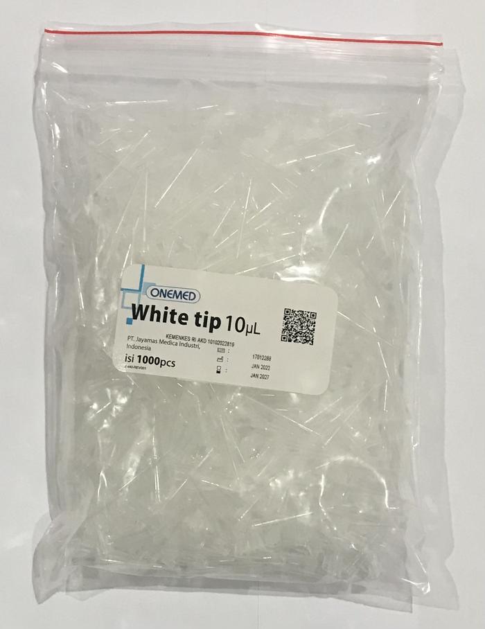 Jual WHITE TIPS MICROPIPET TIPS PUTIH ONEMED PAK ISI 1000 PCS - Kab ...
