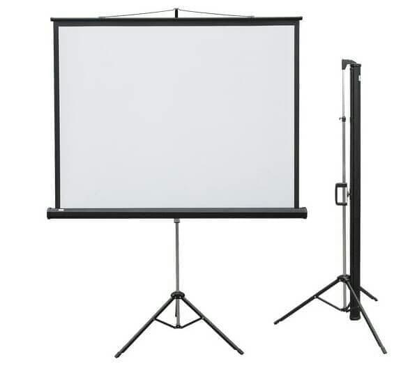 Jual LAYAR PROJECTOR / TRIPOD SCREEN PROJECTOR GANTUNG 70" 178x178cm - Layar Tripod 70 - Jakarta ...