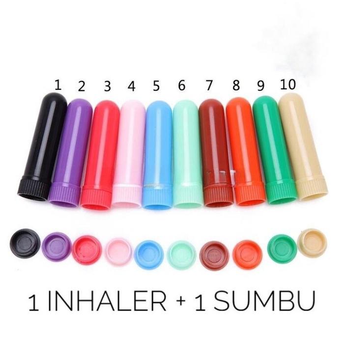 Jual Inhaler Kosong Wadah Inhaler Nasal Tube Tempat Obat Hirup Warna ...