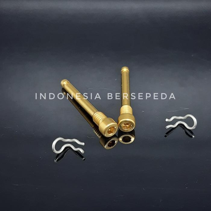 Jual Brake Pad Lock Pin Titanium Bolt M4x26mm - Baut Kunci Brake Pad ...