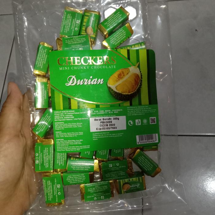 Jual checkers mini chunky chocolate / checkers almond / milk& white ...