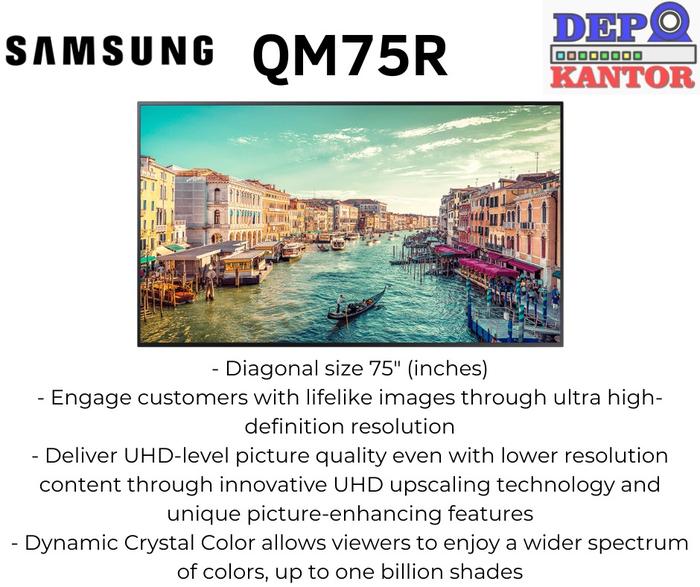 Jual Samsung Digital Signage 75 Inch - P/N : QM75R - Jakarta Barat ...