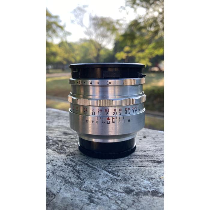 Jual Lensa Carl Zeiss Jena Tessar 50mm f2.8 not helios 44-2 takumar ...