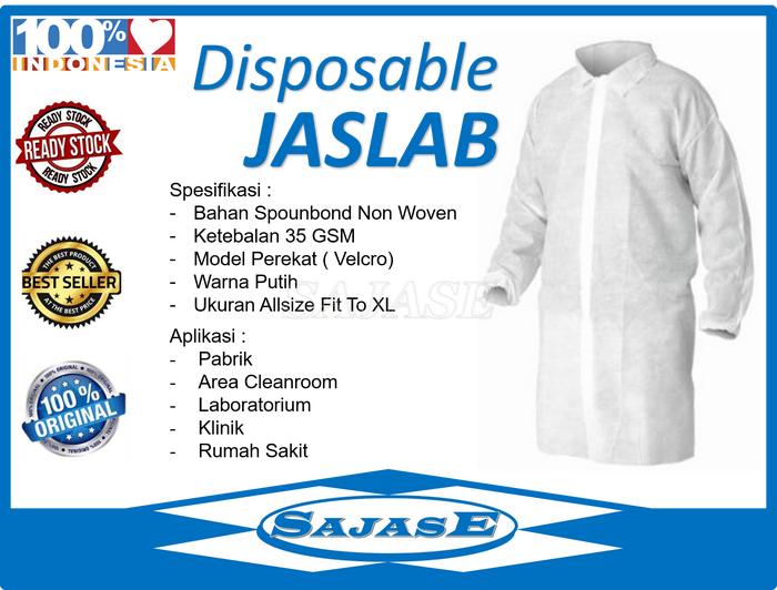 Jual Jas Lab sekali pakai Jas Lab Disposable Non Woven 35gsm Jas Lab ...