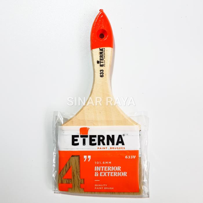 Jual Kuas Cat Eterna Tipe 633 / Kuas Tembok Dinding / 4" 3" 2,5" 2" 1 ...