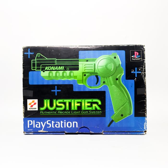 Jual Original Konami Justifier Green Lightgun Tembakan PS1 Guncon - Kab ...