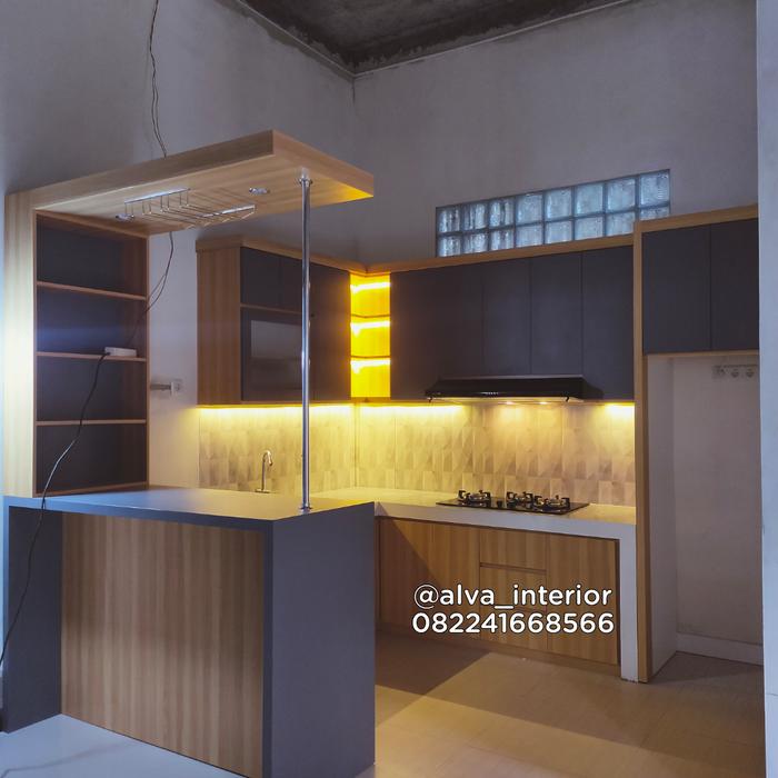Jual kitchen set dan mini bar minimalis hpl custom - Kota Tangerang ...