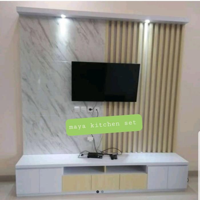 Jual backdrop tv minimalis/Rak tv - Kota Depok - maya kitchen set ...