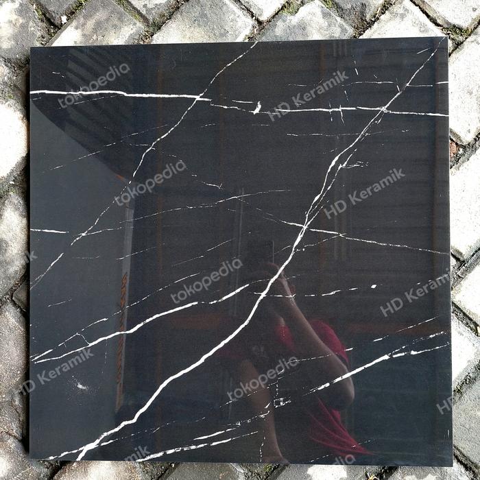 Jual GRANIT HITAM MOTIF URAT MURAH PRIME BACCARA BLACK 60X60 - Kota ...