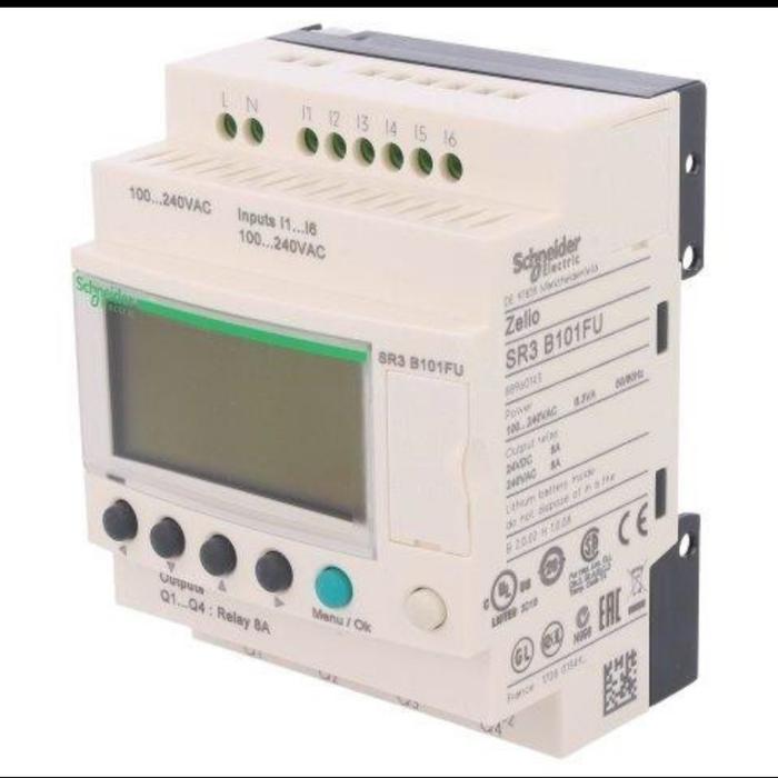 Jual smart relay SR3 with clock sr3b101fu schneider 100....240V - Kota ...
