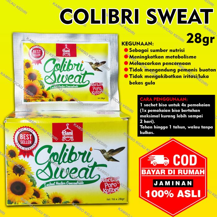 Jual COLIBRI SWEAT colibri sweat colibri sweet makanan burung kecil ...