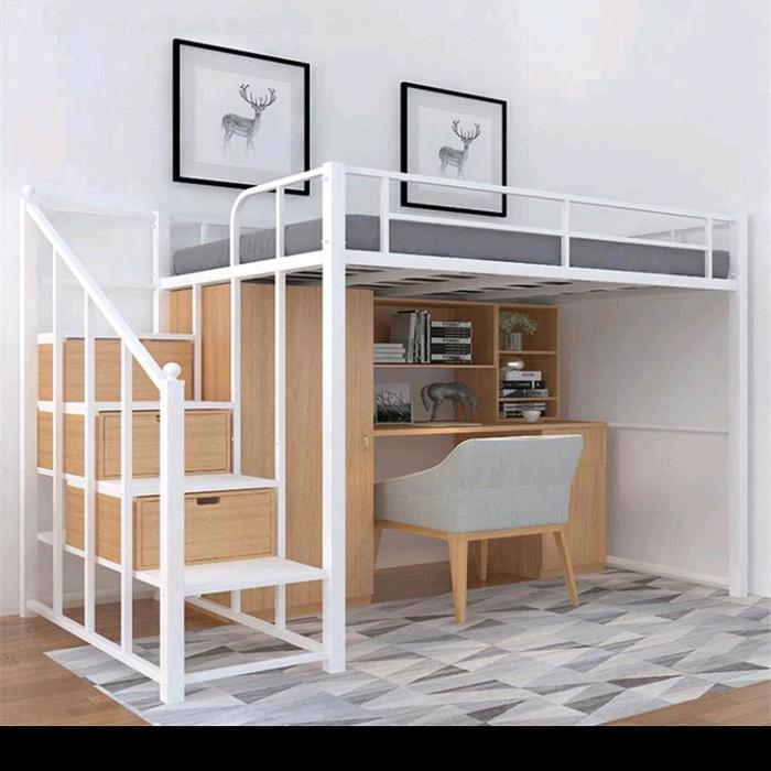 Jual loft bed besi ranjang tempat tidur minimalis divan besi. - Jakarta ...