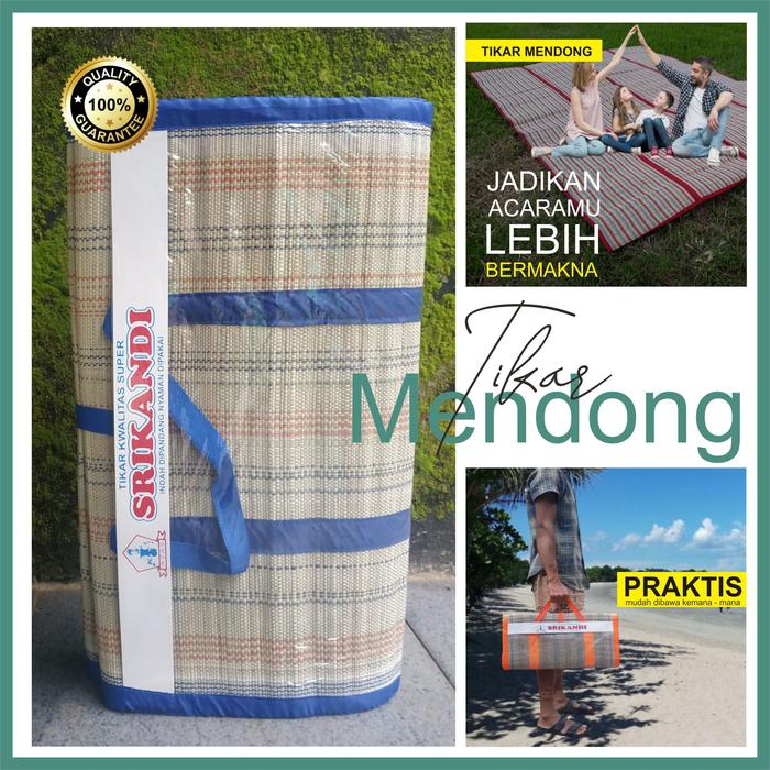 Jual Tikar Lipat Piknik Jumbo 300 x 200 Tradisional - Biru, 2x2 - Kota ...