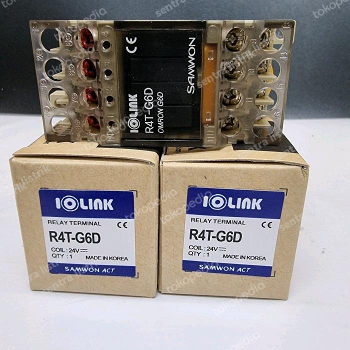 Jual R4T-G6D 24VDC relay terminal R4T-G6D samwon - Jakarta Barat ...