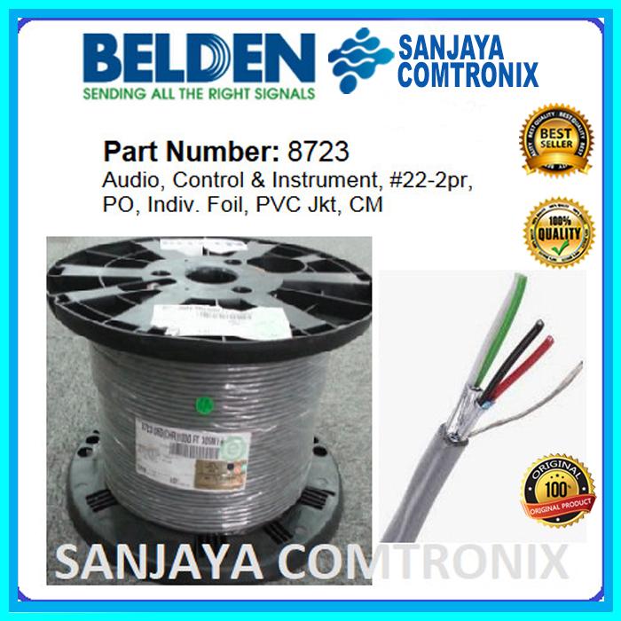 Jual BELDEN 8723 Chrome 22 AWG 2 Pair Kabel Audio, Control & Instrument - Jakarta Pusat ...