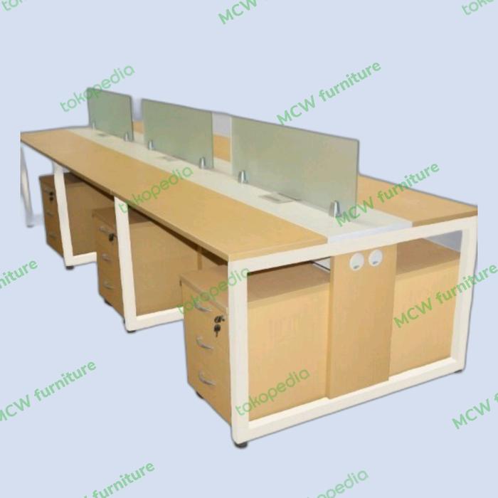 Jual MEJA KERJA TEAM UOD 7033/ UMP 7165/MEJA TEAM WORK CONFIGURASI 6 ...