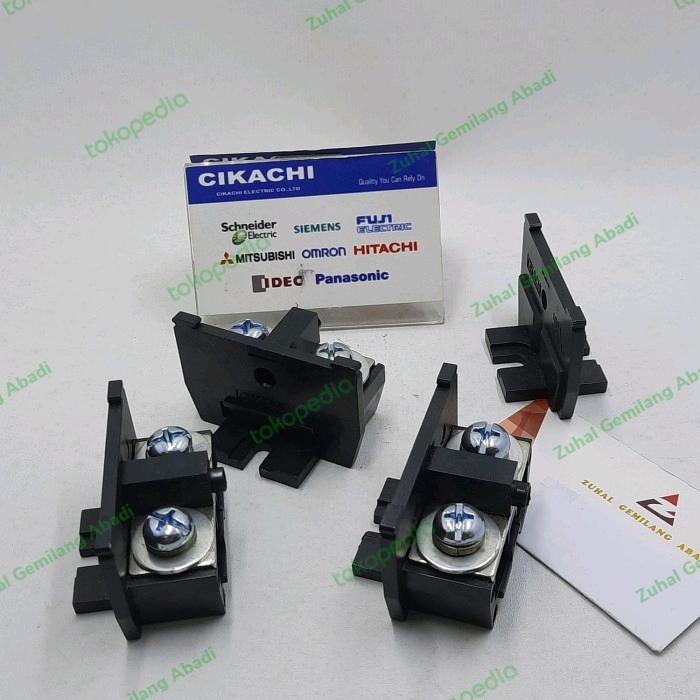 Jual TB100 (100A), TERMINAL BLOCK DIN RAIL, CASSETTE ASSEMBLY, CIKACHI ...