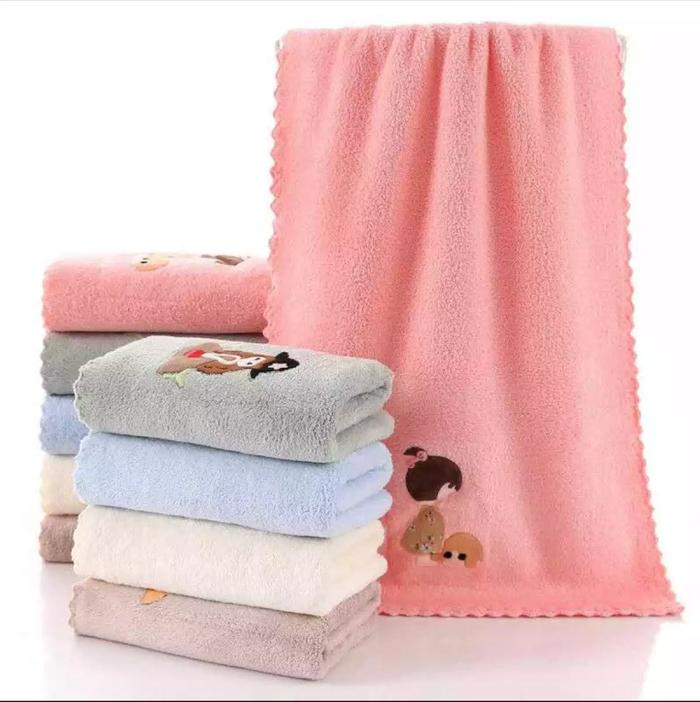 Jual Handuk Mandi couple hampers bisa bordir nama & logo handuk kado ...