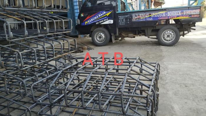 Jual FOOTPLATE 90 X 90 X 20cm, isi 12 Tulang, Varian Bahan Besi, Cakar ...