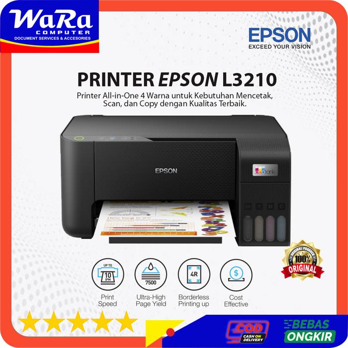 Jual Printer EPSON L3210 All In One Print Scan Copy ORI PAKAI TINTA 003 - Kab. Sleman - Wara ...