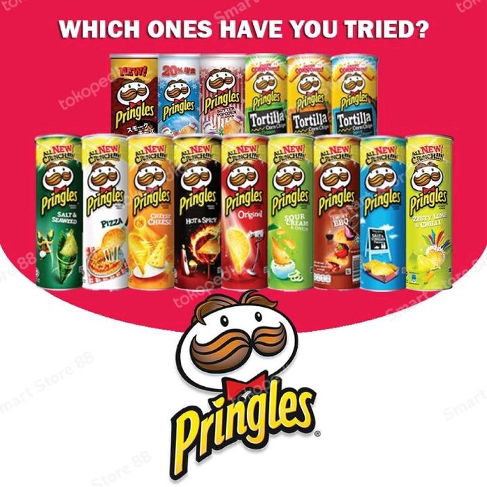 Jual PRINGLES POTATO CHIPS 107GR SNACK KENTANG PRINGLES KERIPIK KENTANG ...