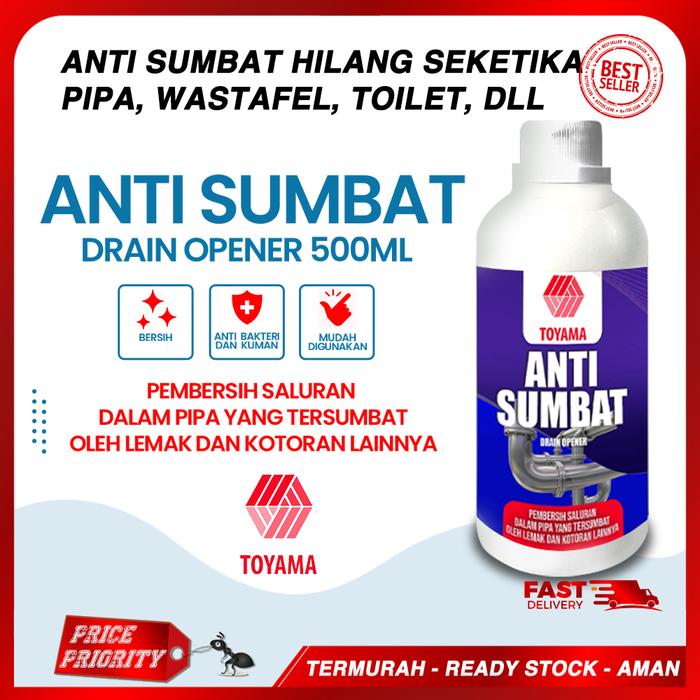 Jual Obat Anti Sumbat Mampet Pembersih WC Kloset Wastafel EFEKTIF ...