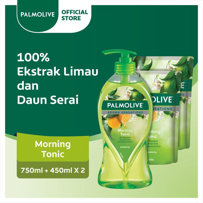 Promo Palmolive Aroma Sensations Morning Tonic 750ml + Refill 450ml x2 RPX - Kota Tangerang ...