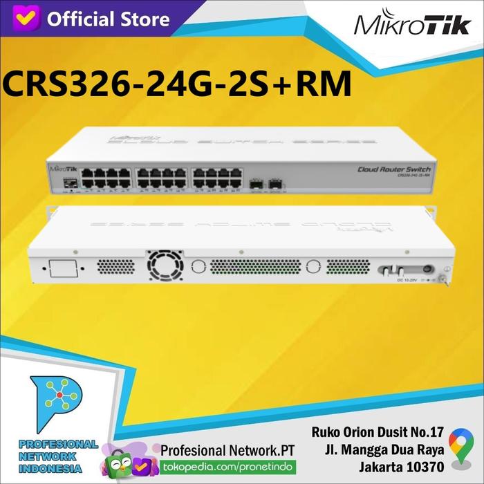 Promo Mikrotik CRS326-24G-2S+RM RouterBoard CRS326-24G-2S+RM Cicil 0% ...