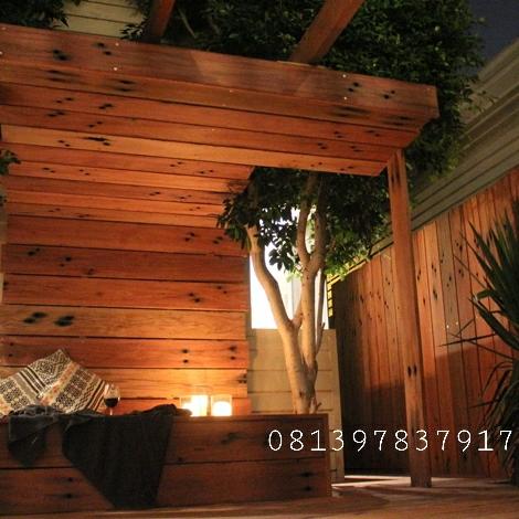 Jual Rustic decor Indoor Kayu Ulin Reclaimed bekas bantalan rel kereta ...