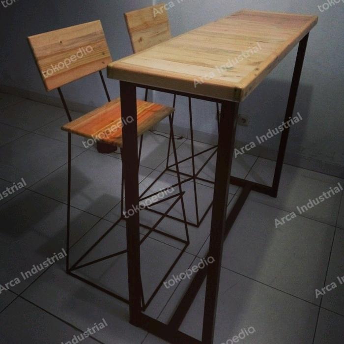 Jual Meja bar tinggi set / Bar stool - Kota Bekasi - arca Industrial ...