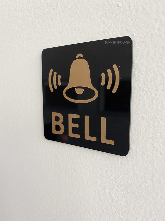 Jual Sign Akrilik - BELL - Signage Bell Rumah / Papan Bell Rumah/Bell ...