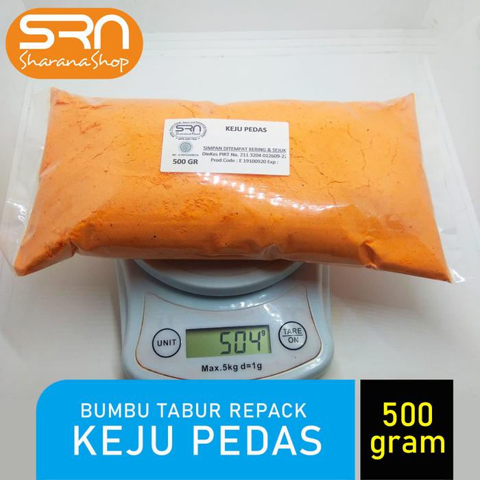 Jual Bumbu Tabur 500 Gr rasa Keju Pedas - Repack dari Kemasan 1 Kg GAFI ...