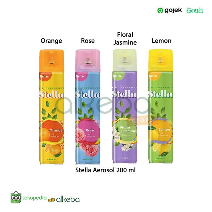 Jual Stella aerosol 200 ml Pengharum ruangan semprot spray merek stela ...