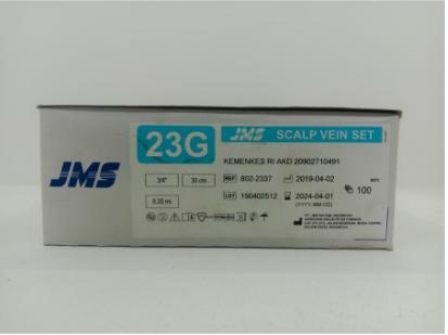 Jual JMS Scalp Vein Set 23G/Wing Needle 23G ORIGINAL (Satuan) - Jakarta ...