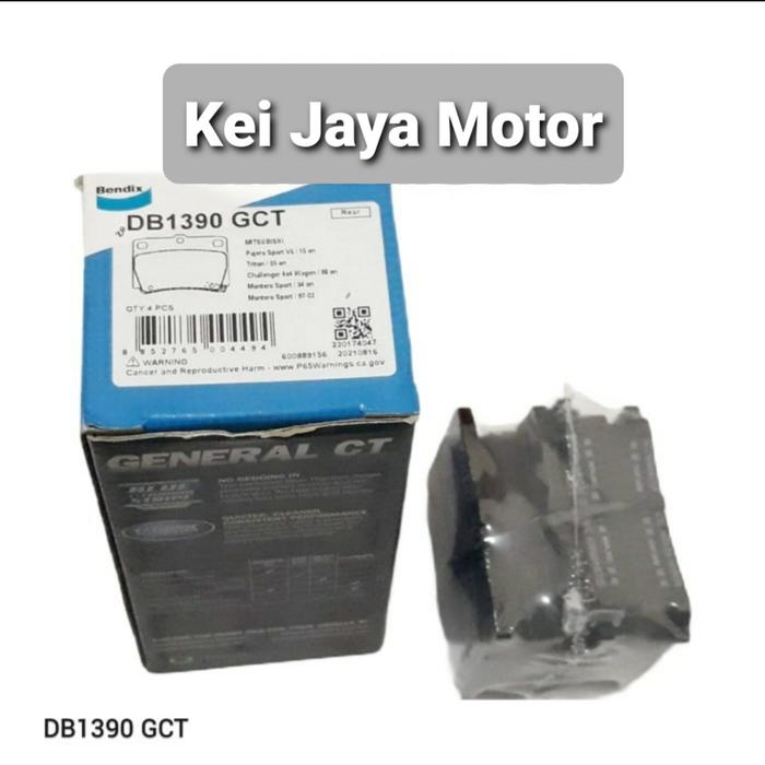 Jual Brake Pad Kampas Rem Belakang Pajero Sport Dakar 2012-2015 DB1390 ...