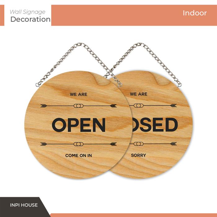 Jual Papan Tanda Toko - Buka Tutup - Open Closed Sign - Ssocp02 Di ...