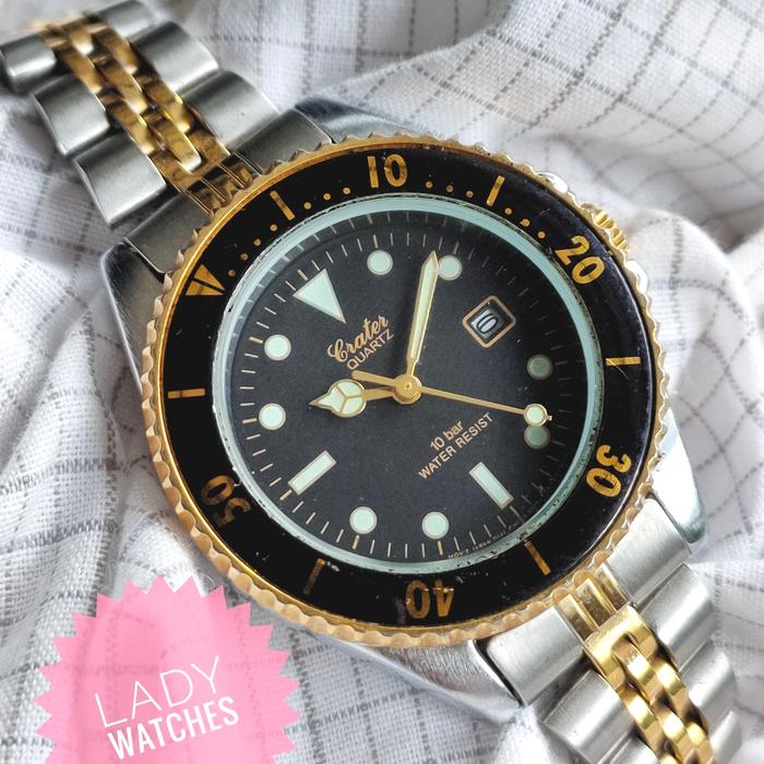 Jual Lady Watch Crater Submariner Diver not seiko swatch fossil nautica ...