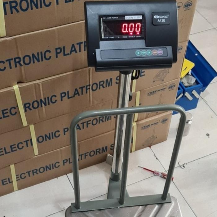 Jual TIMBANGAN BARANG SONIC A12E 150 KG / TIMB. LANTAI, EKSPEDISI + PAGAR - Kota Bekasi ...
